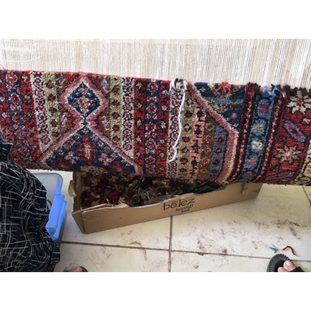 Karabagh Rug with Vertical Stripes - Ararat Rugs