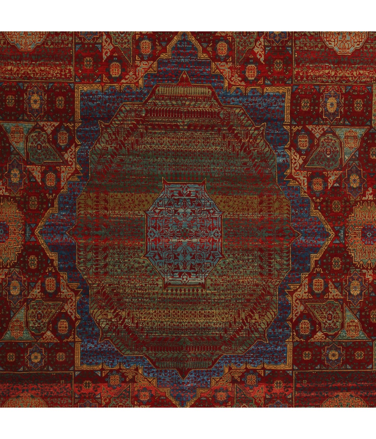 Mamluk Rug with Central Star - Ararat Rugs