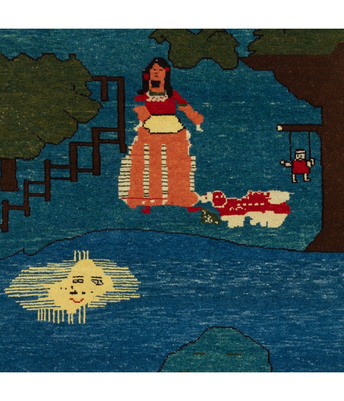 Village Theme Azeri Folk Life Rug - Ararat Rugs