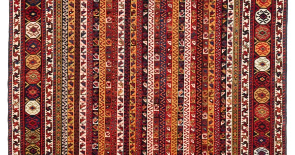 Genje Rug with Vertical Stripes - Ararat Rugs